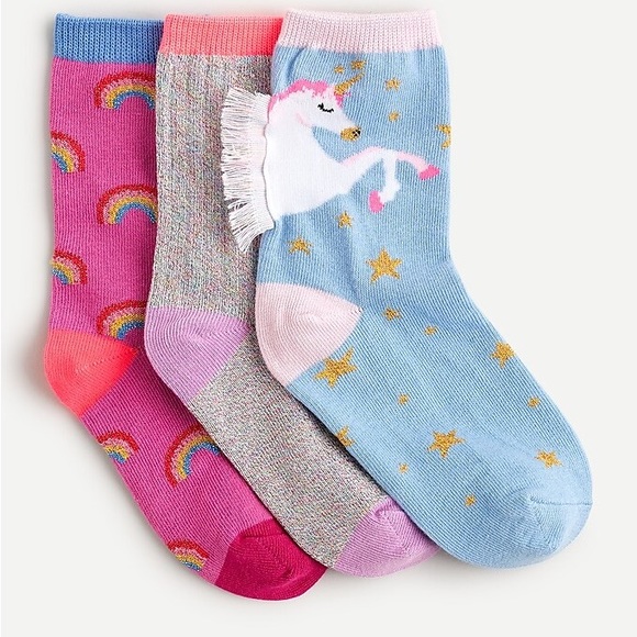 J. Crew | Accessories | J Crew Girls Socks 3 Pack | Poshmark